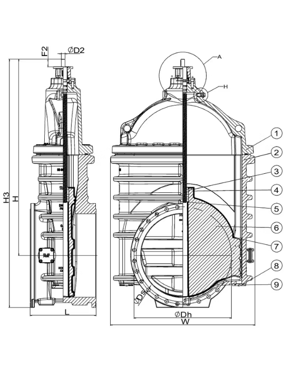 AVK FLANGED GATE VALVE, EN 1074, PN16 • Valvex