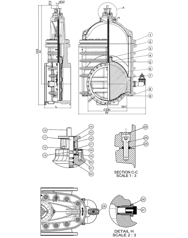 AVK FLANGED GATE VALVE, EN 1074, PN16 • Valvex