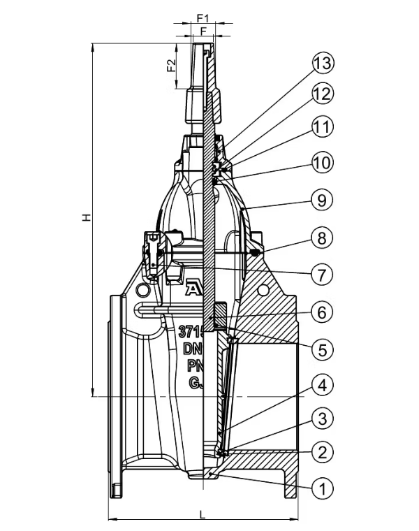 AVK METAL SEATED GATE VALVE • Valvex