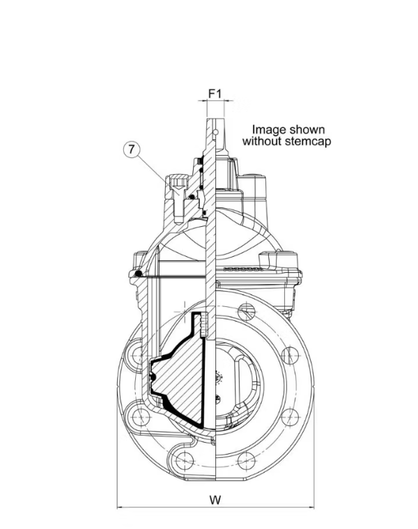 AVK RESILIENT SEATED GATE VALVE, PN16 • Valvex