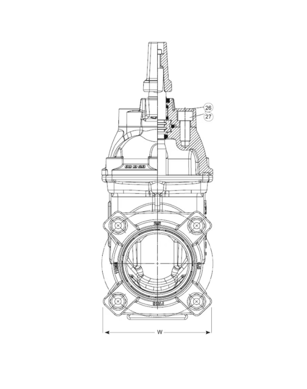AVK RESILIENT SEATED GATE VALVE • Valvex