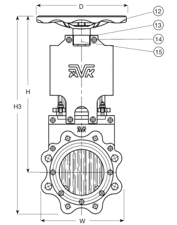 AVK KNIFE GATE VALVE, CTC • Valvex
