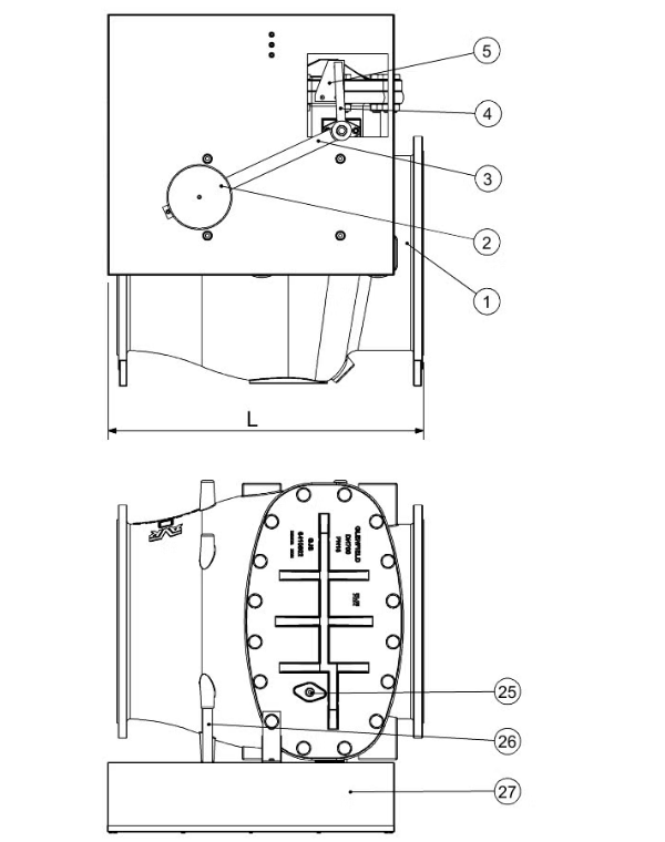 AVK METAL SEATED SINGLE DOOR SWING CHECK VALVE • Valvex