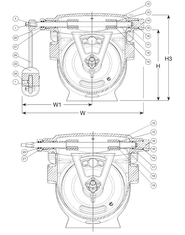 AVK SWING CHECK VALVE, METAL SEATED • Valvex