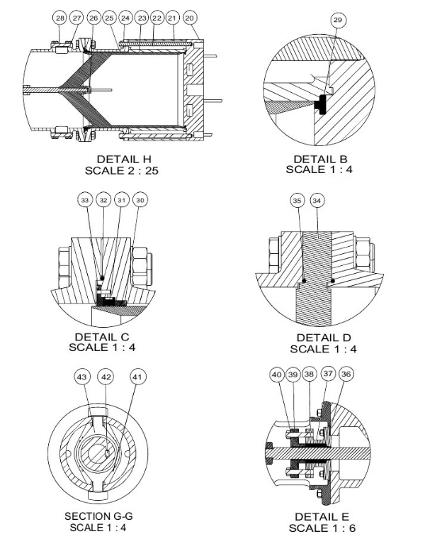 SUBMERGED DISCHARGE VALVE, PN 16 • Valvex
